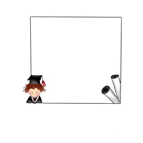 졸업 테두리 졸업 일러스트 눈금 틀 창의성 Png 일러스트 및 이미지 에 대한 무료 다운로드 Pngtree