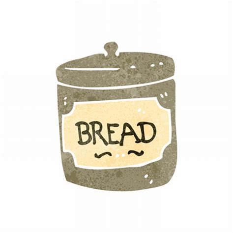 Retro Bread Vector Hd Images Retro Cartoon Bread Tin Cartoon Drawing