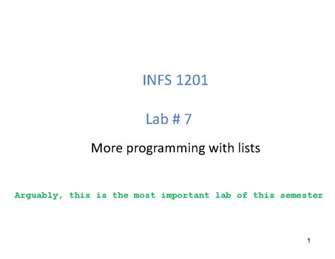 Lab7 Creating Functions Using Lists Programming Studocu