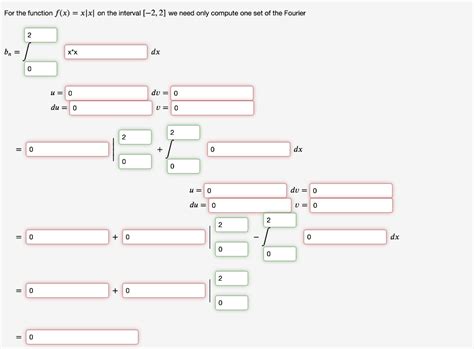 Solved 1 Point Note The Formulas For The Fourier