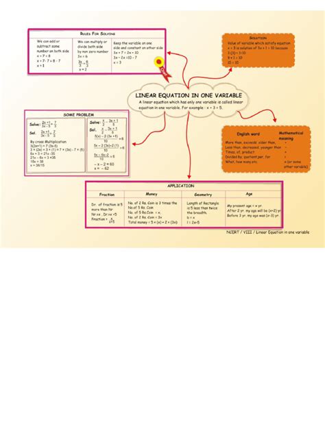 linear equations in one variable pdf