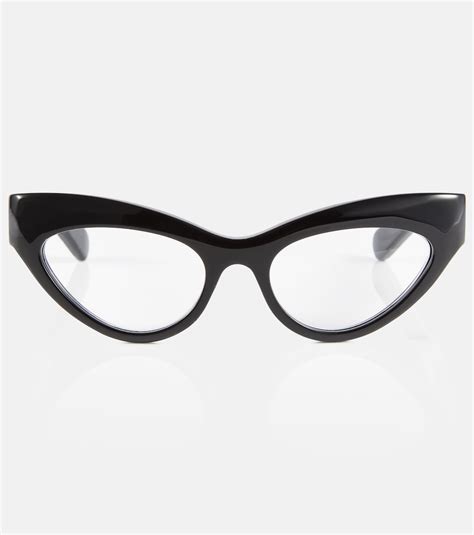 Tortoiseshell Glasses In Black Gucci Mytheresa