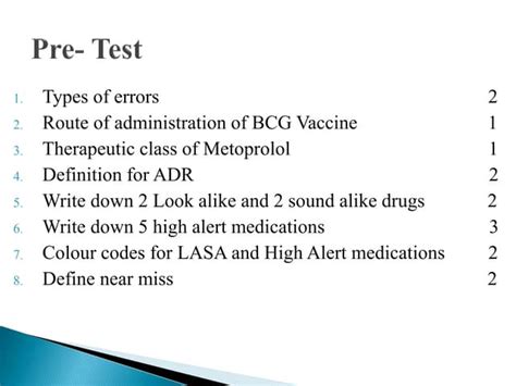 Medication Errors Ppt Pptx