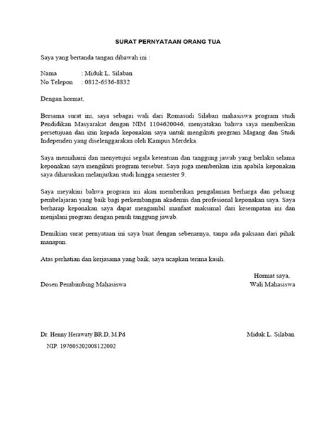 Surat Msib Pdf