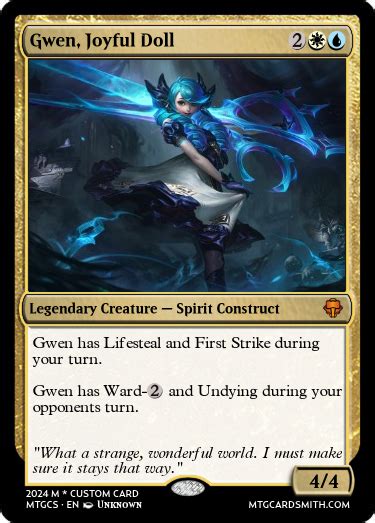 Gwen Joyful Doll By Xbxmoney Mtg Cardsmith