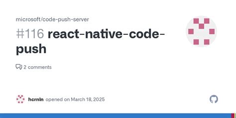 React Native Code Push · Issue 116 · Microsoftcode Push Server · Github