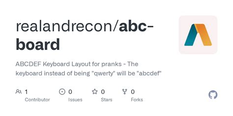 Github Realandrecon Abc Board Abcdef Keyboard Layout For Pranks The Keyboard Instead Of