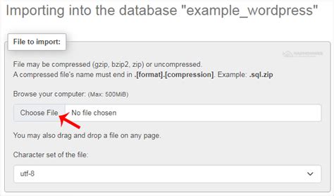 How To Import A Database Via Phpmyadmin In Cpanel Knowledgebase