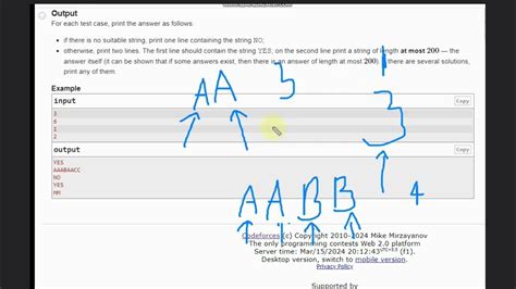 A Special Characters Educational Codeforces Round 163 Div 2