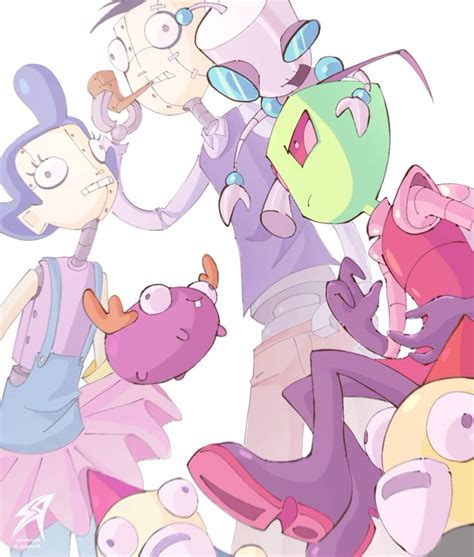 Invader Zim Cute Drawings Alien Shows