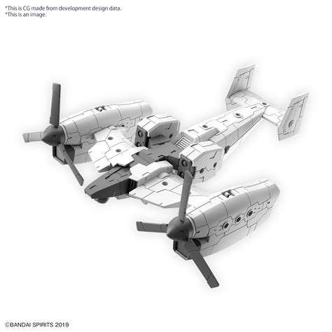 30mm 1144 Extended Armament Vehicle Tilt Rotor Ver Model Kit