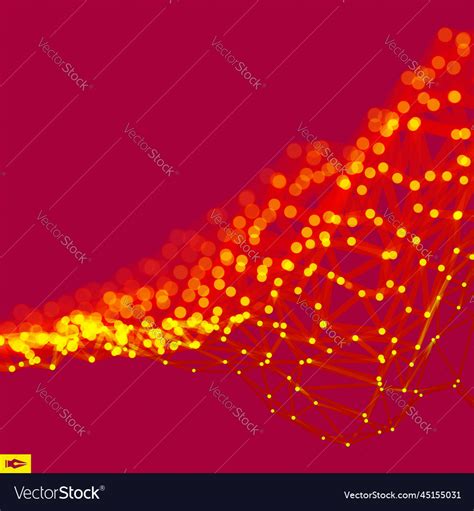 Perspective Grid Background Abstract Design Vector Image