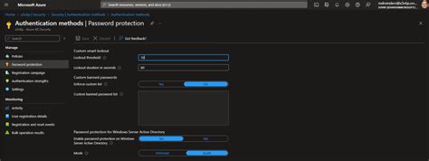 How To Deploy Entra ID Azure AD Password Protection