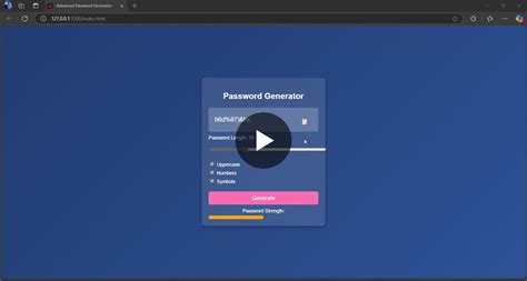 build a secure password generator with html css javascript prushti bhalala posted on the