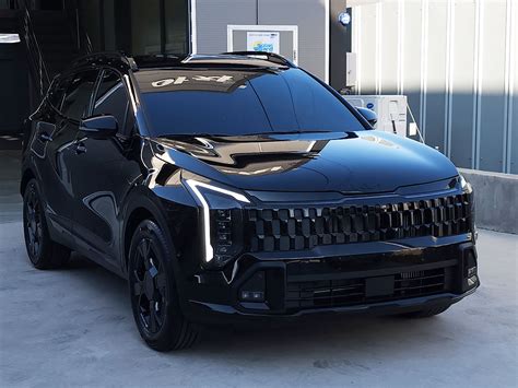 부산 솔라가드 신차패키지 시공점 아차 2025 스포티지 블랙 신차패키지 솔라가드 볼텍스 Ir 썬팅 파이어볼 유리막코팅 Ppf 스포티지 썬팅 유리막코팅