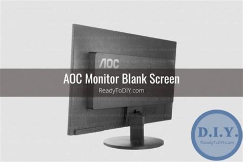 AOC Monitor Screen Issues How To Troubleshoot Ready To DIY