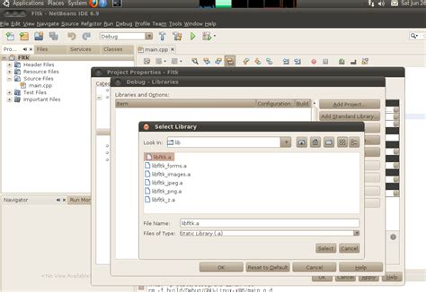 All About Programming How To Setup FLTK On Ubuntu Using The Netbeans IDE