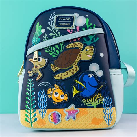 Loungefly X Disney Pixar Finding Nemo Crush And Friends Mini Backpack