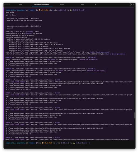 Bug Unable To Build Dash Component Typescript Project With A
