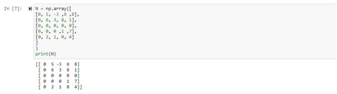 Week 2 Programming Assignment Column Index Question Linear Algebra