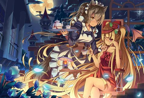 600 Halloween Anime Girl Wallpapers