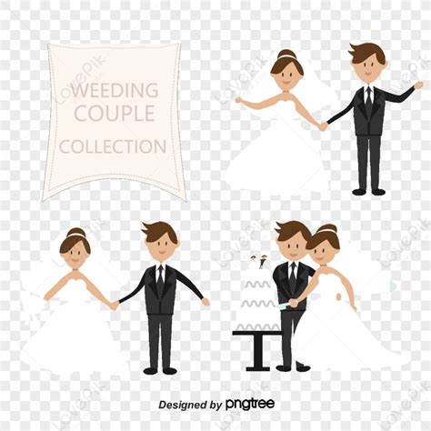 행복한 부부 결혼 장면 가족 남편 Png 일러스트 무료 다운로드 Lovepik