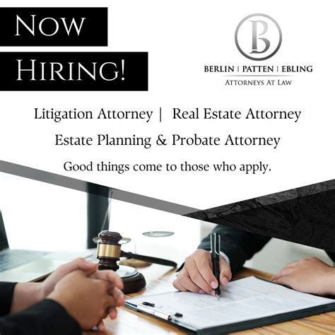 Berlin Patten Ebling Pllc On Linkedin Berlin Patten Ebling Is An Award Winning Law Firm That