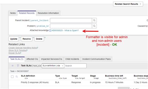 Attached Knowledge Formatter Not Visible On Interaction Form For Non Admin Users Rservicenow