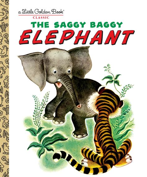 Amazon The Saggy Baggy Elephant Little Golden Book Golden Books
