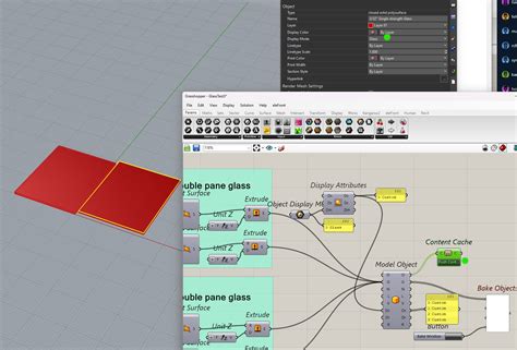 How To Set Object Display Mode In Grasshopper To A Brep Grasshopper