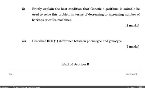 Solved A Genetic Algorithm Can Be Used To Solve Complicated Chegg