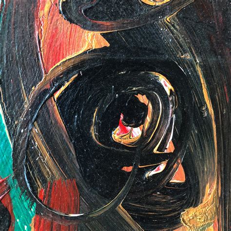 Peter Robert Keil Untitled 1982 Oil On Board Mounted On Plywood For