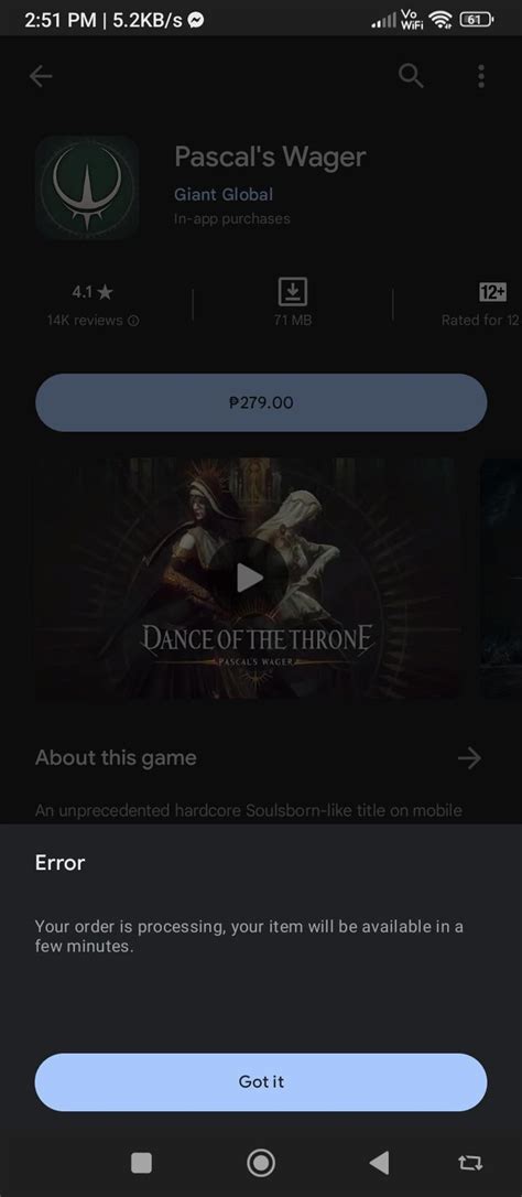 Play Store Problems Or I Fucked Up Rpascalswagergame