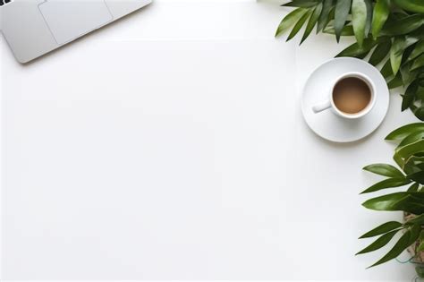 Premium Ai Image Efficient Workspaces A Perfect Blend Of Technology Caffeine And Organization