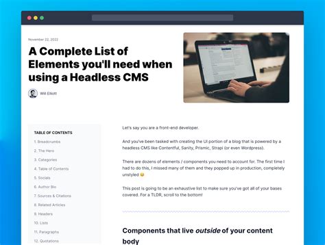 React Components That Help You Build Out Your Headless Cms Front End In A Jiffy