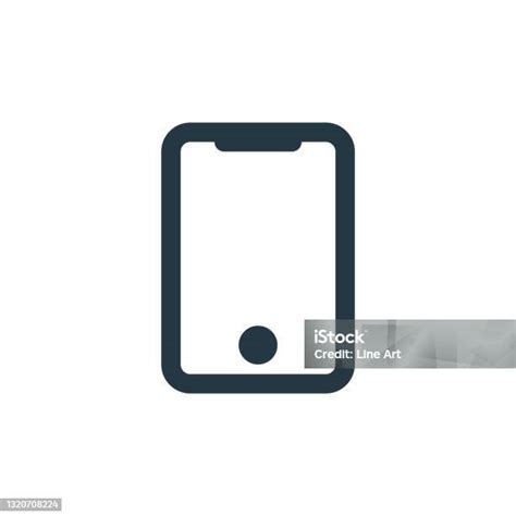 전자 상거래 Ui 개념에서 태블릿 아이콘 벡터 태블릿 편집 가능한 스트로크의 얇은 선 그림입니다 웹 및 모바일 앱 로고 인쇄 미디어에 사용하기 위한 태블릿 선형 사인