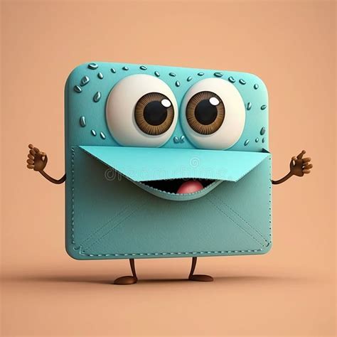 Cute Cartoon Envelope Character Stock Illustration Illustration Of Cute Face 268359480