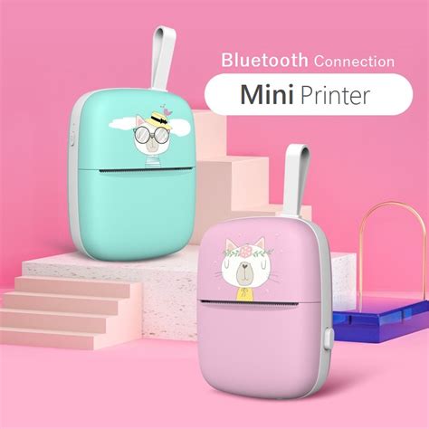 Jual Mini Portable Thermal Printer Pocket Printer Wireless Bluetooth