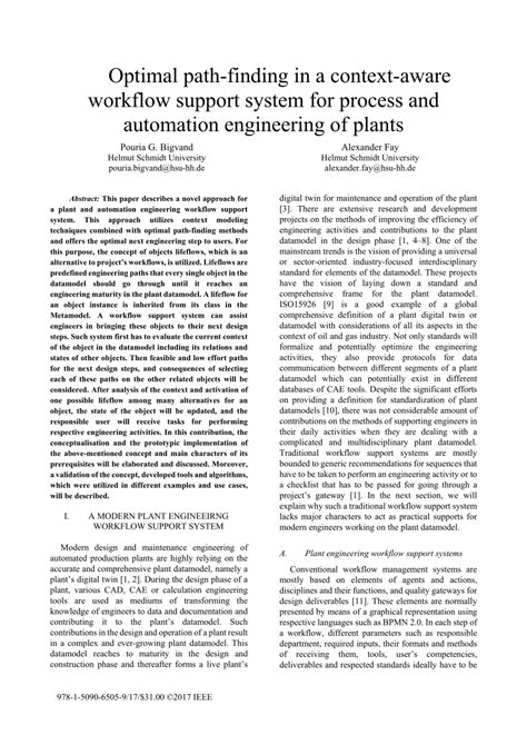 Pdf Optimal Path Finding In A Context Aware Workflow Support System For Process And Automation