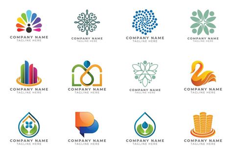 Conjunto De Logotipos Colección De Ideas De Marca Moderna Y Creativa