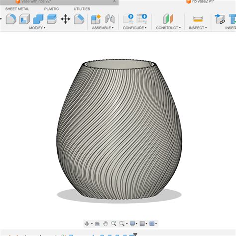 Free Stl File Ribbed Vase 🏺 ・3d Print Object To Download・cults