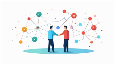 professional flat vector network relations icon premium ai generated