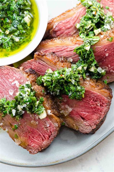 Reverse Sear Sirloin Cap With Chimichurri Umami Girl