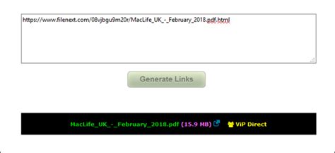 Premium Link Generator Also Supports Filefactory Filenext And Userscloud