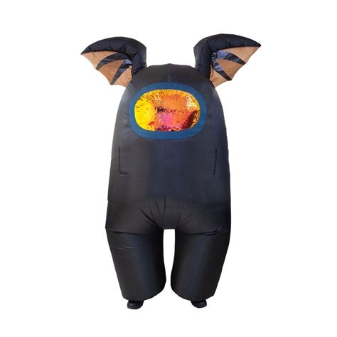 Among Us Bat Inflatable Halloween Costume For Adults Black Adult One