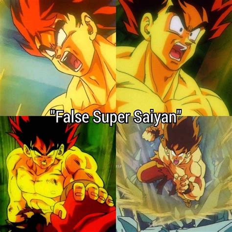 Goku False Super Saiyan Super Saiyan Saiyan Goku Super Saiyan