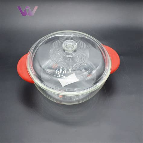 Hungyee Heat Resistant Borosilicate Pyrex Glass Cooking Pot With
