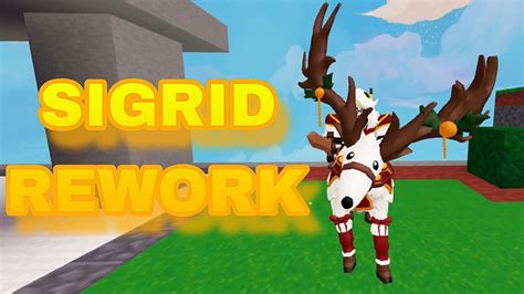 Sigrid Rework In Roblox Bedwars Youtube