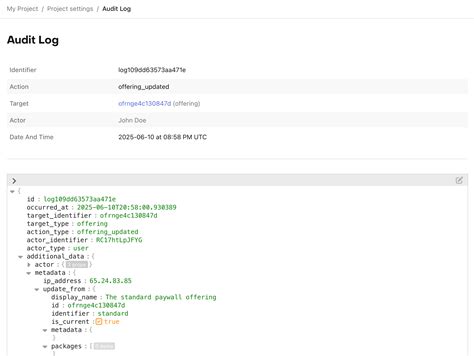 Audit Logs In App Subscriptions Made Easy Revenuecat