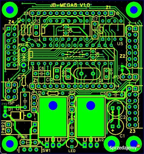 płytka pcb zestaw rozwojowy atmega8a tht kraków sprzedajemy pl